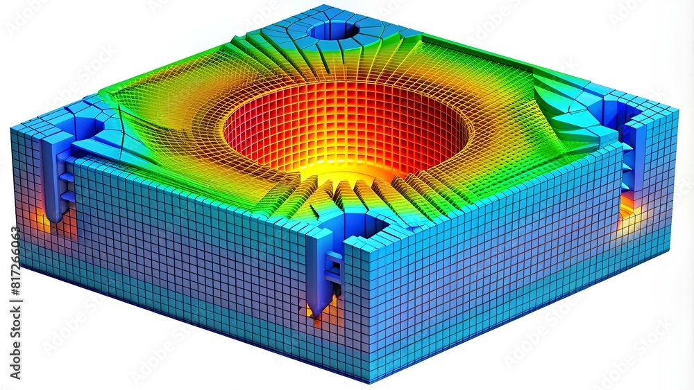 Engineering Insights Stress Distribution And Deformation Analysis In 3d Model Finite Element
