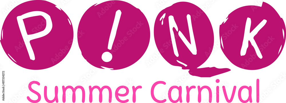 pink summer carnival digital files, svg, png, ai, pdf, ready for print ...