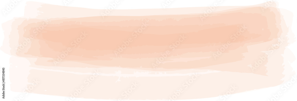 Watercolor peach brush strokes, splash. Abstract background, texture ...