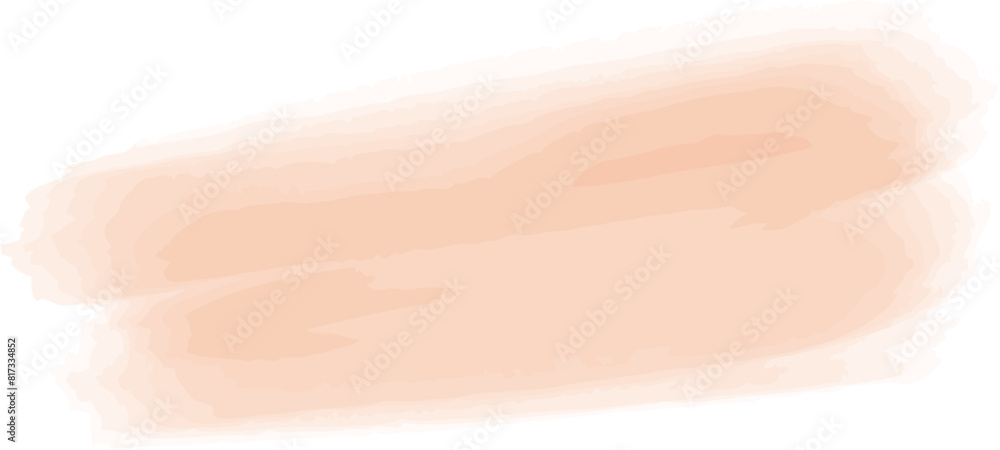 Watercolor peach brush strokes, splash. Abstract background, texture ...