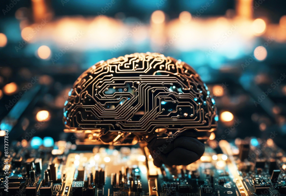 'artificial science computer subject symbols technology series mind cpu ...