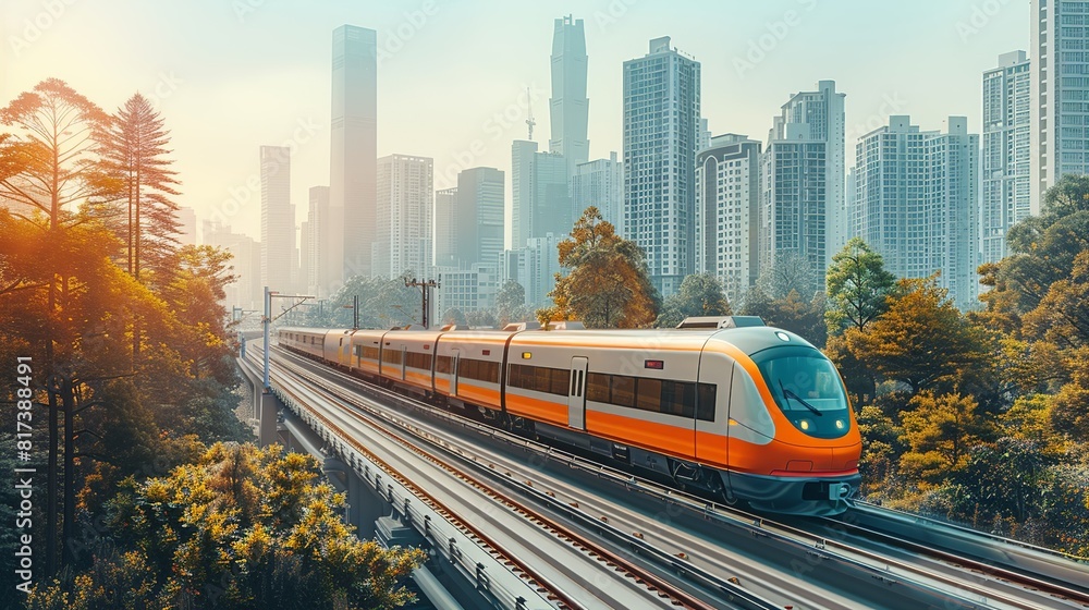 Travel Concept, Train Travel, Trains offer scenic routes and are often ...