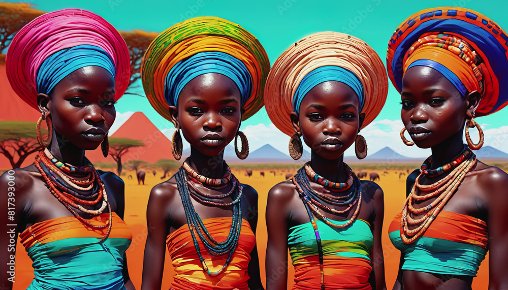 International Day of the World's Indigenous Peoples. The Pygmy tribe of ...