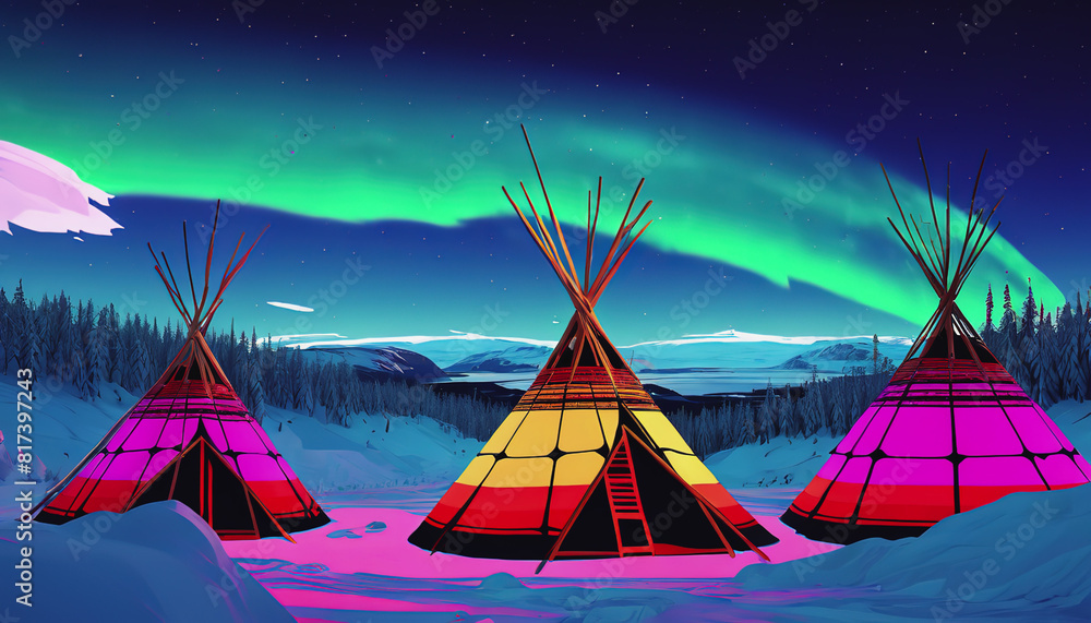 International Day of the World's Indigenous Peoples. The Sami tribe of ...