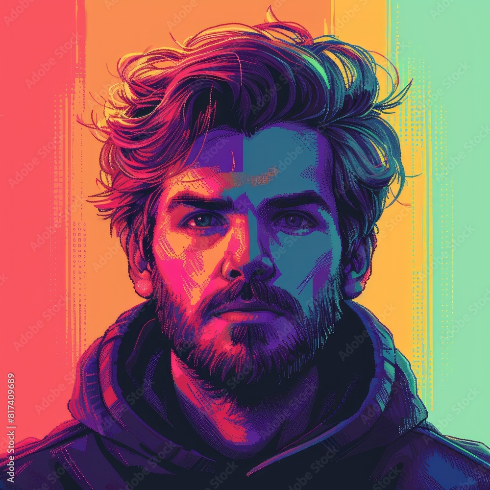 Portrait of a Person, 8Bit Retro Avatar, Video Game PFP, People Art ...
