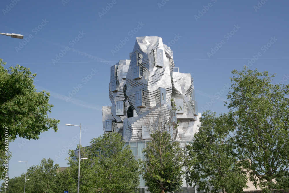 Arles, France - May 20, 2022: the building of the Luma Arles, France ...