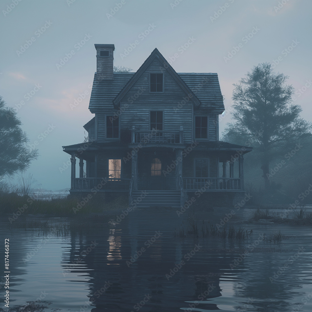 This haunting collection captures the eerie atmosphere of a decrepit ...