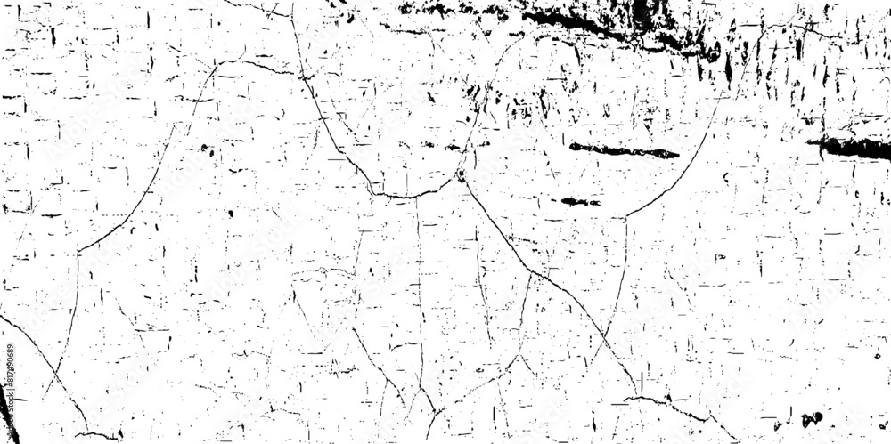 Black grunge effect on white background, cracked ground, ground ...