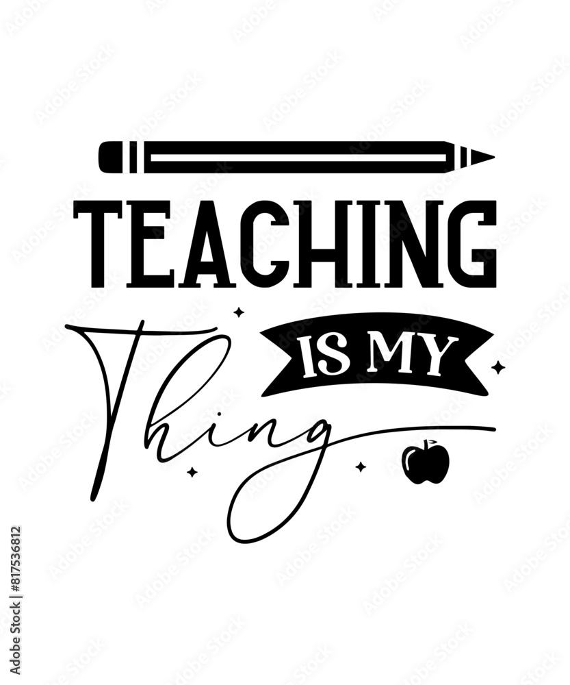 Teacher SVG Bundle, Teacher SVG, School SVG, Teach Svg, Back to School ...