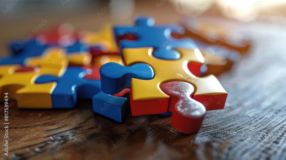 Puzzle as a symbol of the autism spectrum Family Support: Imagery ...
