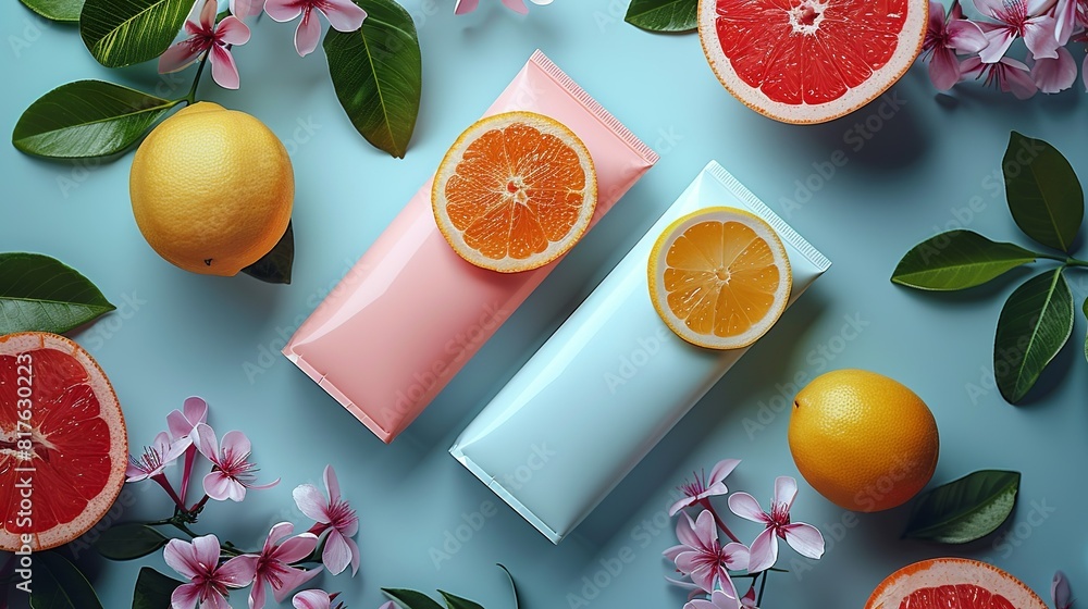 Package Mock-UP, Flat Lay Packaging Mock-Up, Suitable for presenting ...