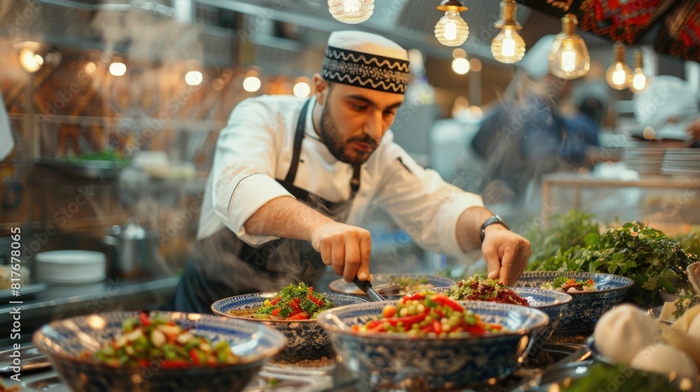 Halal Recipe Innovations Cooking Show Setup with New and Traditional ...