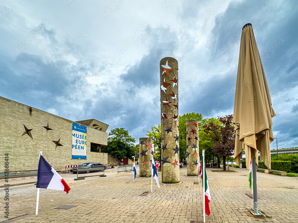 Schengen - May 3, 2024: The area is named after the 1985 Schengen ...