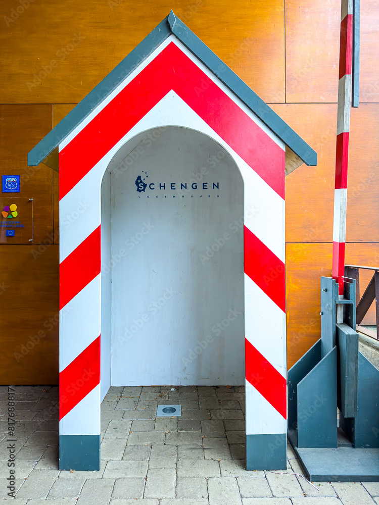 Schengen - May 3, 2024: The area is named after the 1985 Schengen ...