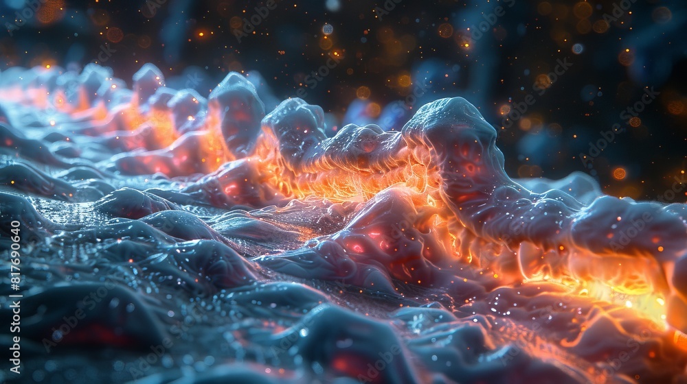 Depict the process of neuromuscular junction transmission, showing how ...