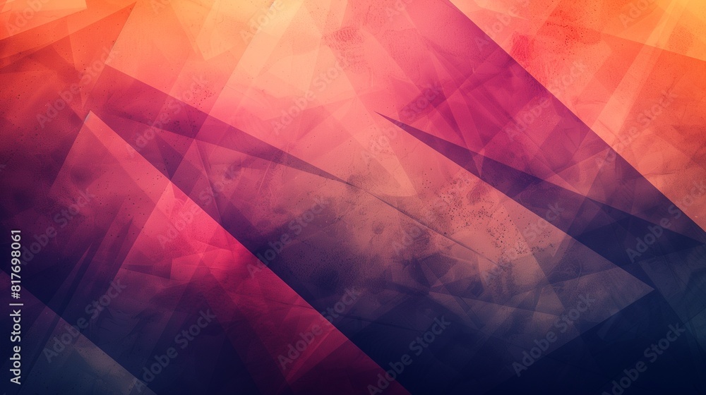 Abstract background, a restrained color palette and geometric shapes to ...