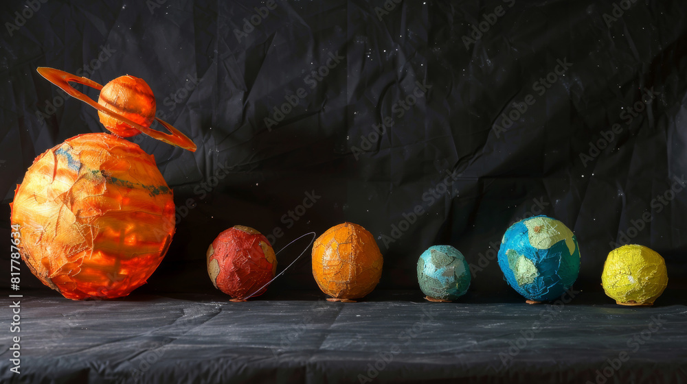 Solar system if it was made of papier mache rather than the elements ...