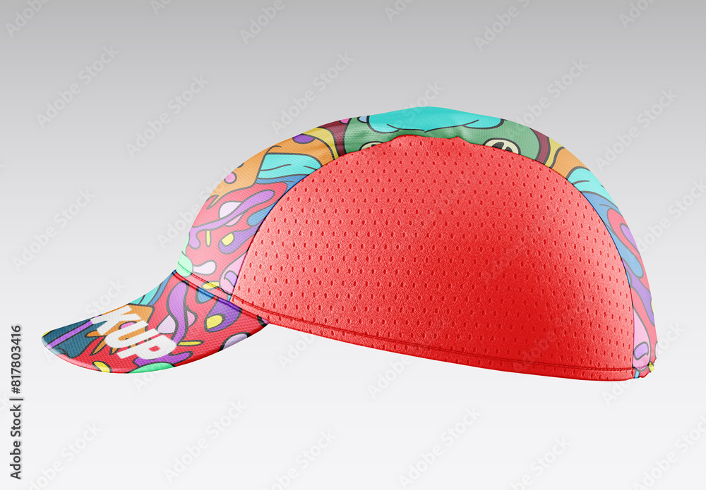 Cycling Cap Mockup Stock Template | Adobe Stock