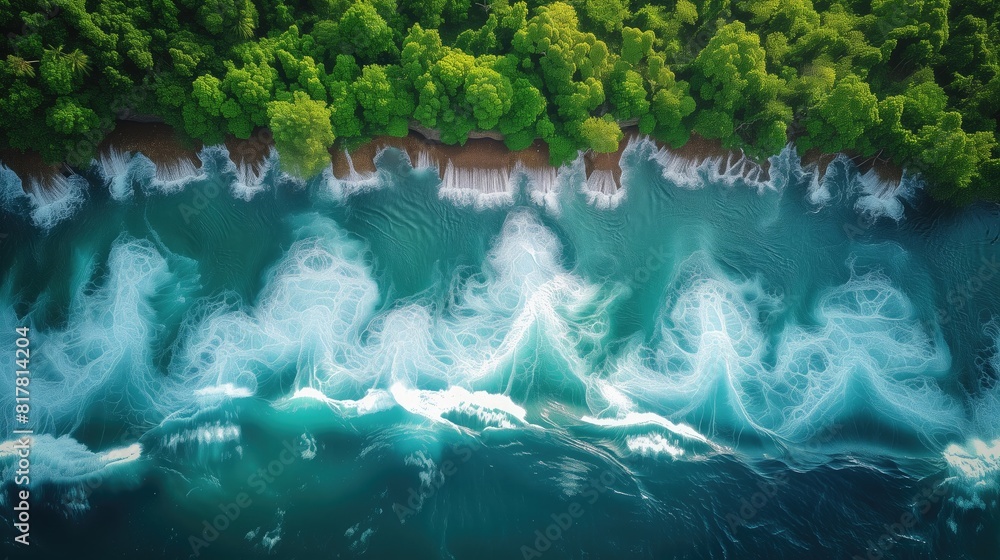 river landscape is interrupted by the imposing structure of a ...