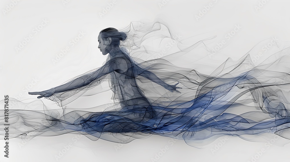 Dynamic Asana Flow A series of images capturing fluid transitions ...