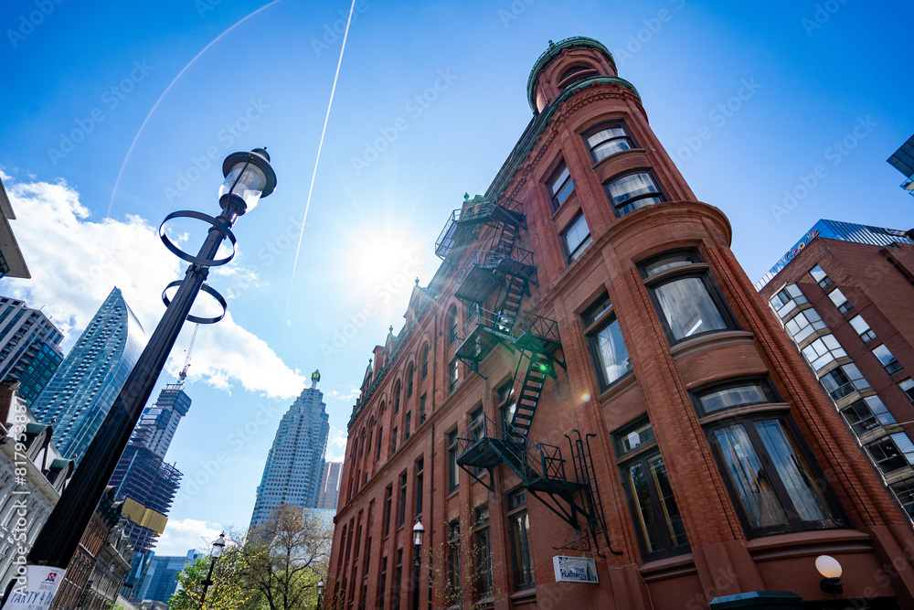 The Gooderham Building, also known as the Flatiron Building, is an ...