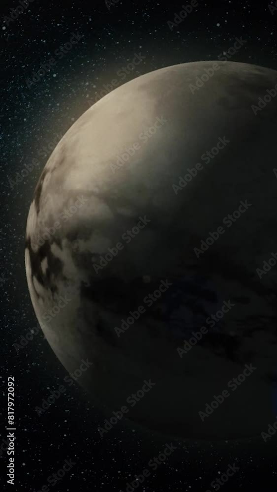 Animated loop of planet, showcasing realistic textures and atmospheric ...