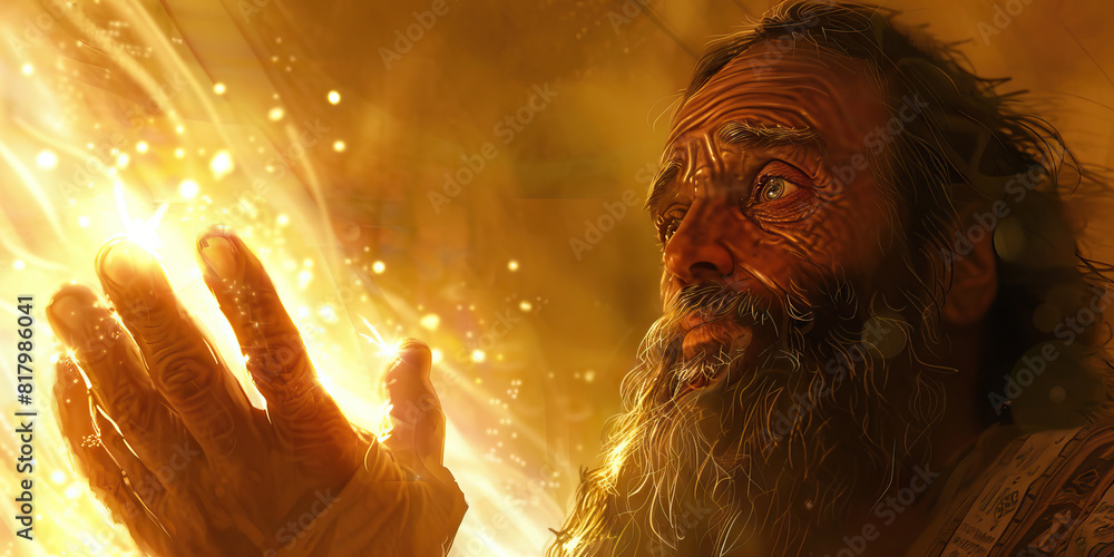 An Abrahamic prophet, receiving the word of God directly from the ...