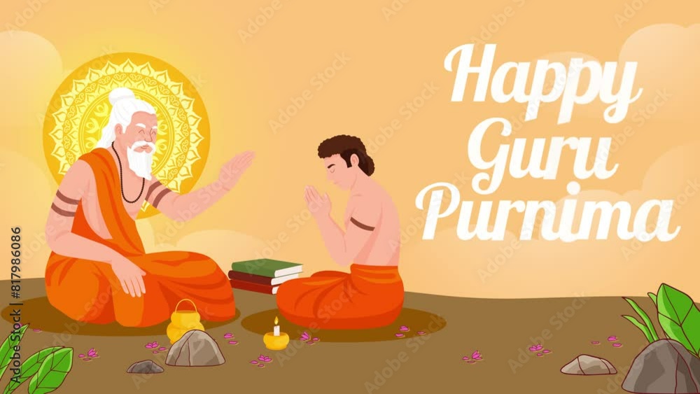 Guru Purnima is a religious festival dedicated to offering respect to ...