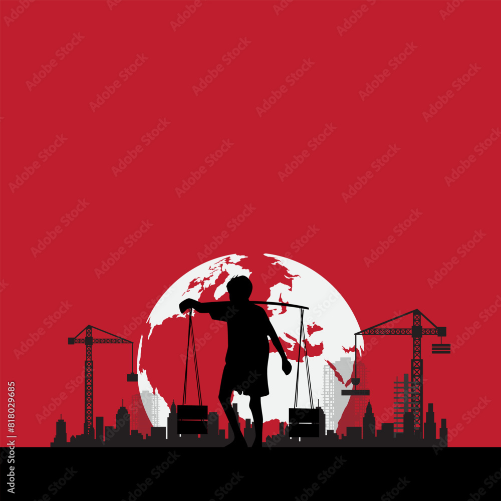Child labor Vector Child labor Poster World Day Against Child labor ... Child labor Vector Child labor Poster World Day Against Child labor ...