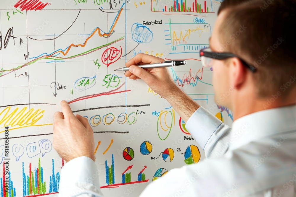 Businessman Performing SWOT Analysis for Strategic Planning at a ... Businessman Performing SWOT Analysis for Strategic Planning at a ...