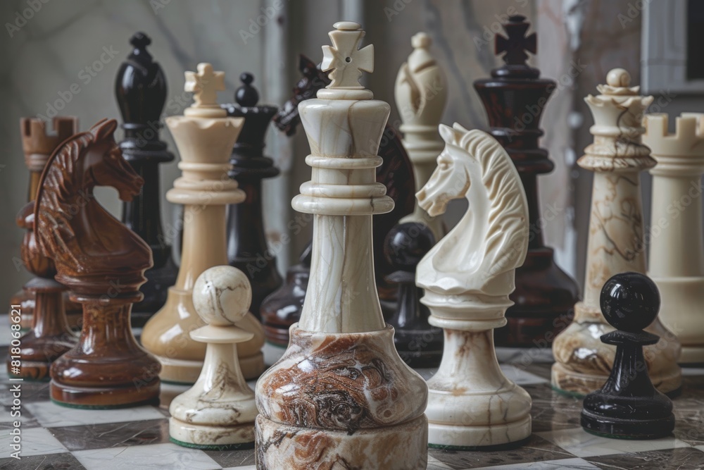 Evolution of Chess Pieces: A Study of Textures and Materials from Wood ...