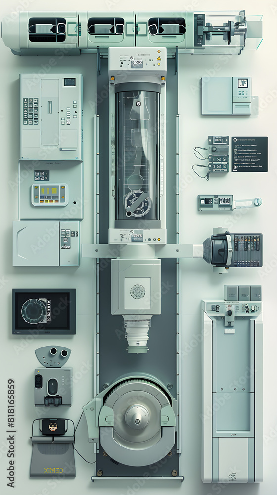 Internal Mechanism and Structure of an Advanced Medical X-ray Machine ...