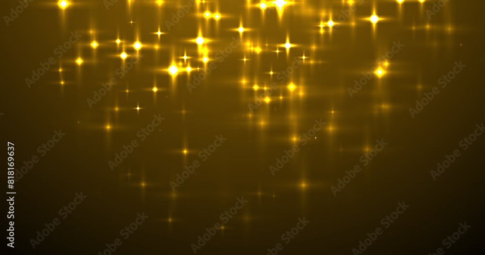 Shiny glittery fairy dust falling sparkles animated bg. Magical outer ...
