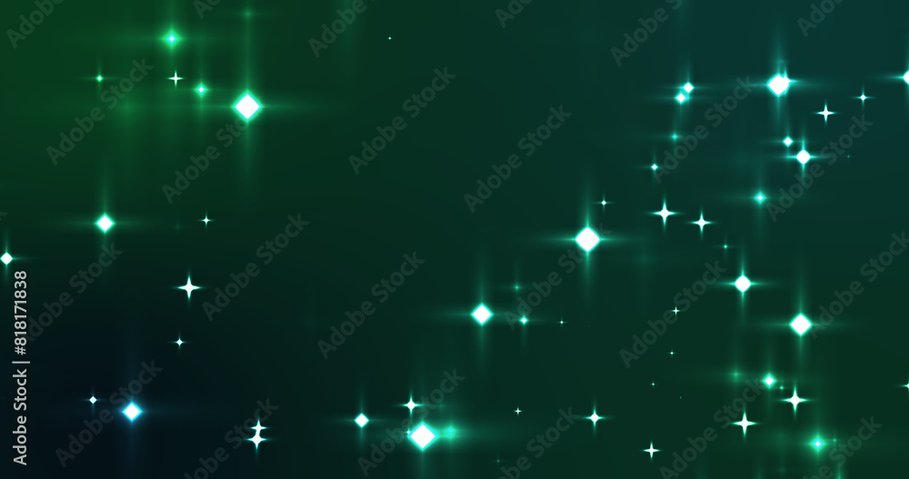 Vertical smooth slowly falling star particles fairy dust bg. Magical ...