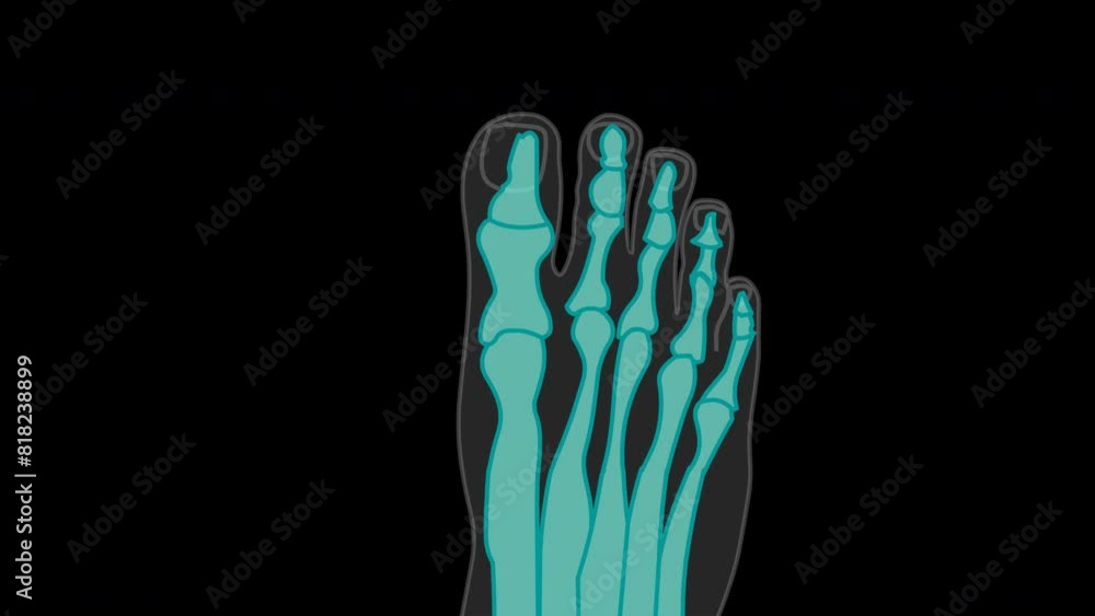 X-ray, roentgen sample animation. Top foot x ray big toe symptom ...