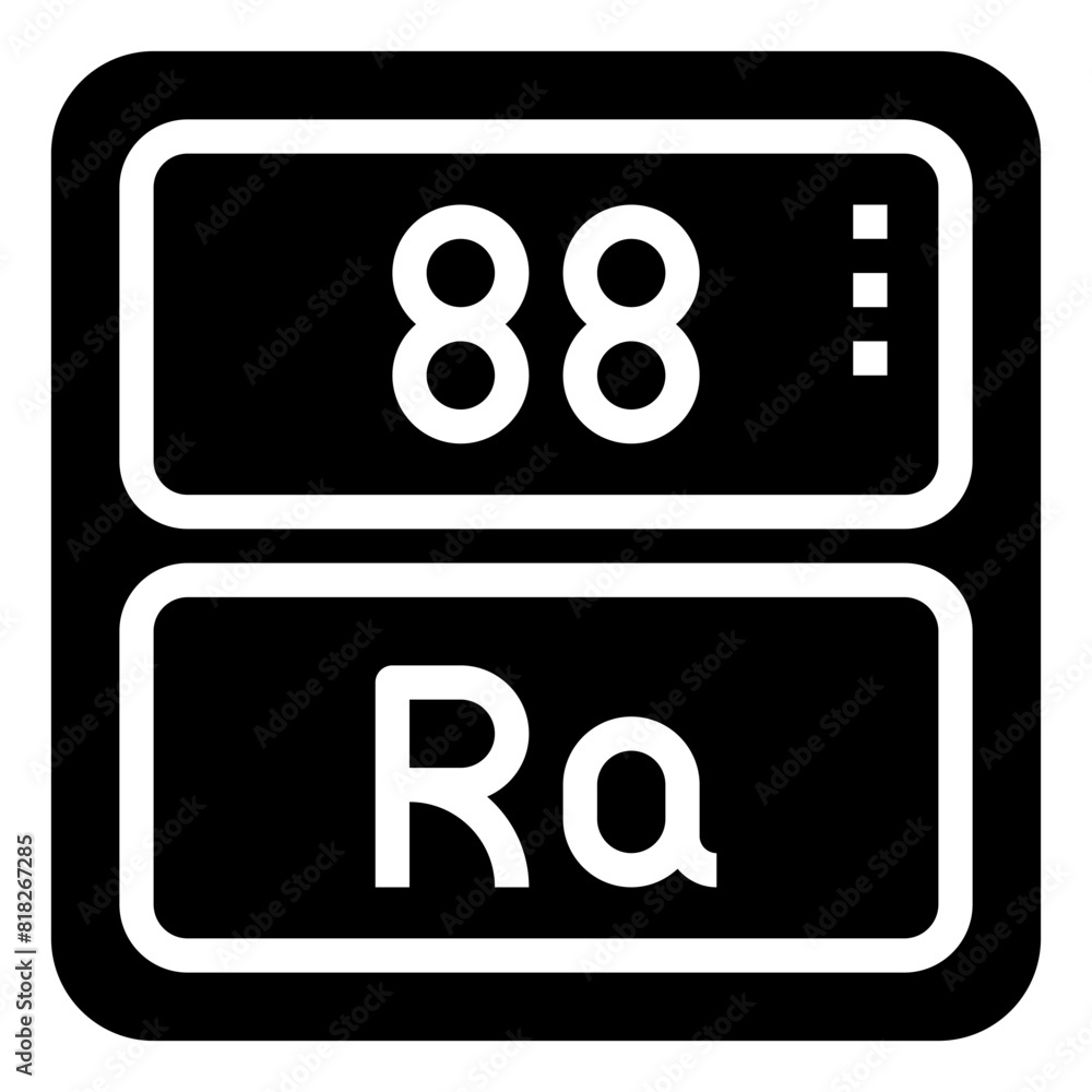 RADIUM,periodic table,chemistry,science,element.svg Stock Vector ...