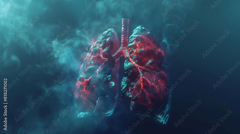 smokers lungs damaged organ from cigarette smoking health consequences ...
