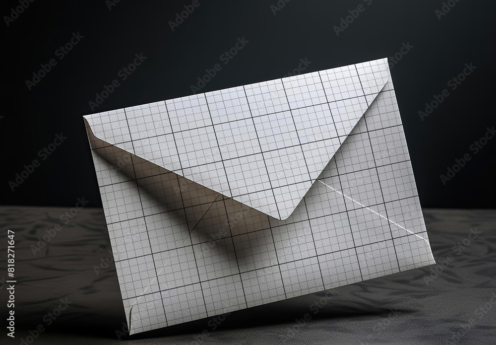 Envelope Stand Elegant Mockup 01 Generative Ai Stock Template | Adobe Stock
