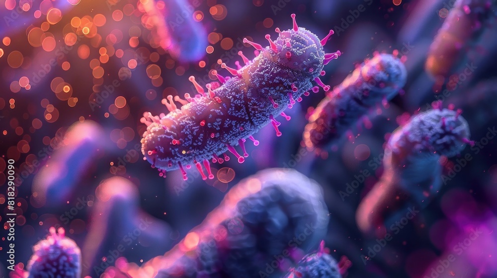 Intricate Dance of Bacterial Cell Division Under the Microscope A ...