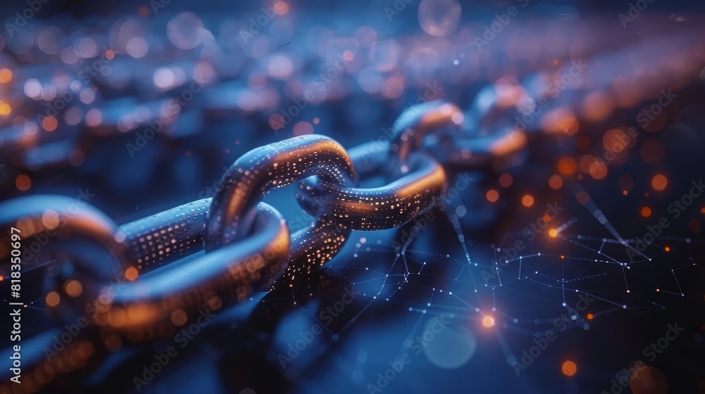 Blockchain as a revolution in data integrity, showcasing its use in ...