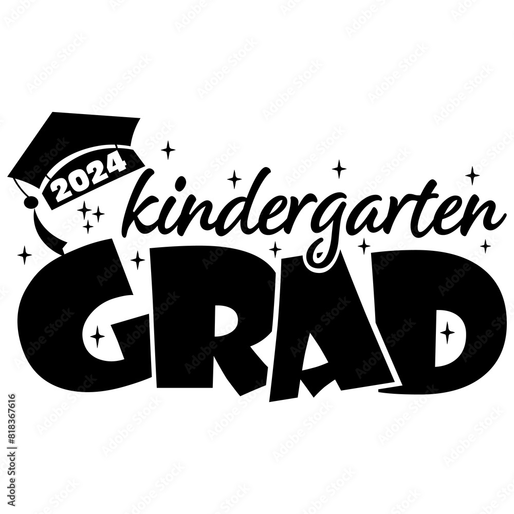 Miss Kindergarten Grad, Girls Kindergarten Graduation Shirt svg, Cricut ...