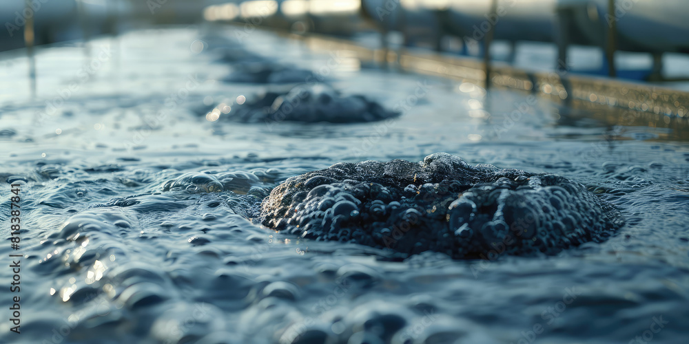 Controlling a quality of water, aerated activated sludge tank at a ...