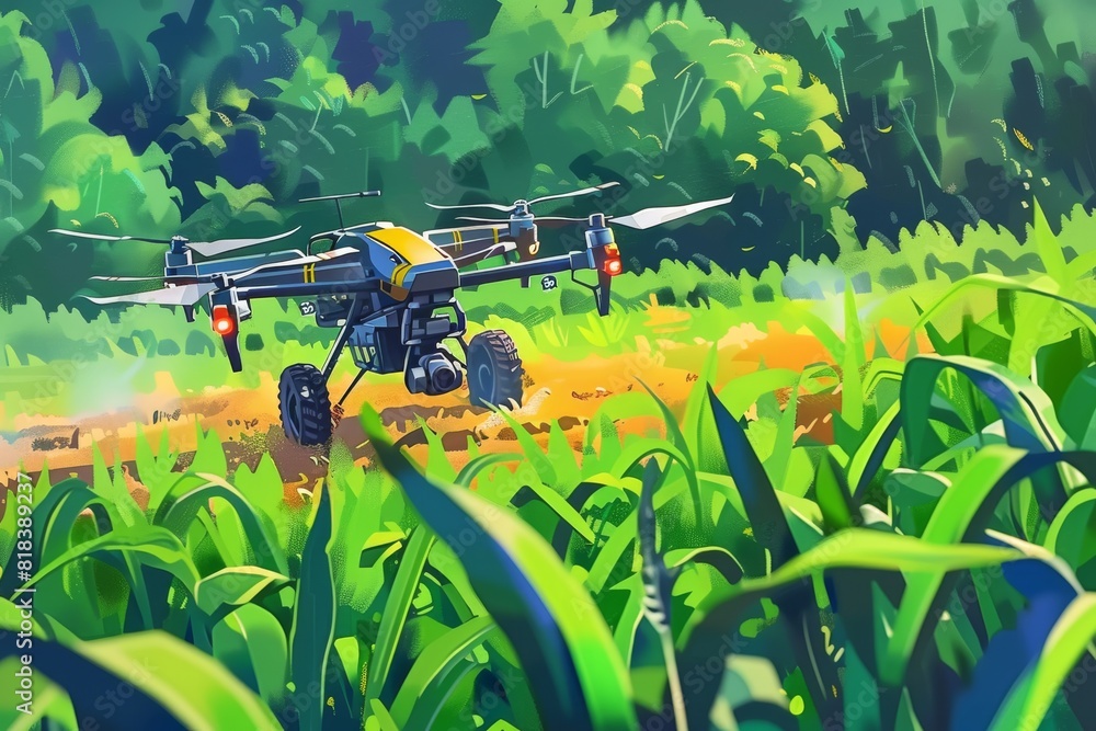 Agricultural drones use smart, efficient precision to manage corn ...