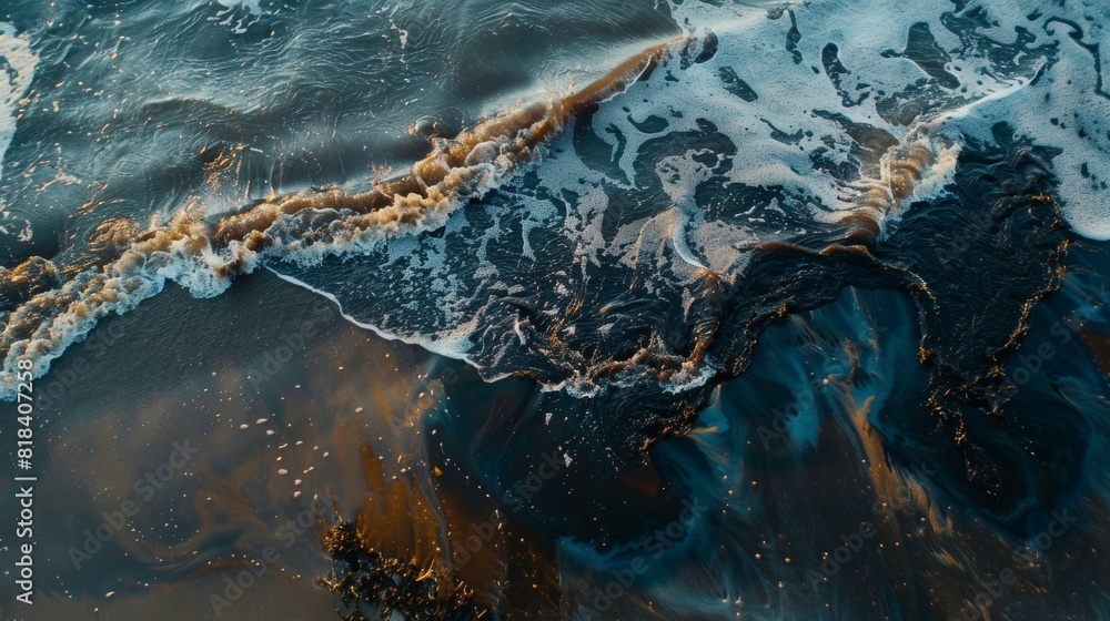 Environmental Disaster - Devastating Oil Spill Impacts Marine Life and ...