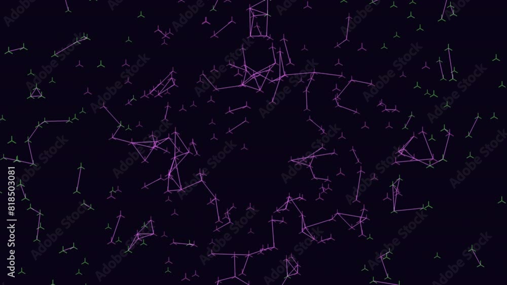A stunning image of a constellation in the night sky, composed of ...