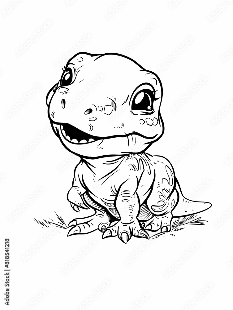 Dino World Coloring Adventure , dinosaur themed coloring pages ...
