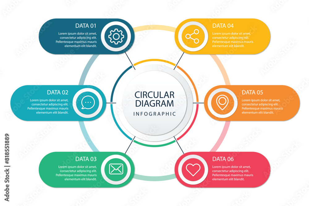 Infographic, Number 4, Circle, Part Of, Chart, modern infographic ... Infographic, Number 4, Circle, Part Of, Chart, modern infographic ...