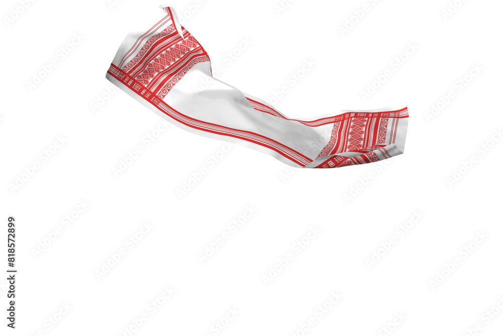 Waving Gamusa people of Assam, India.Gamosa use in Bihu.Culture of ...