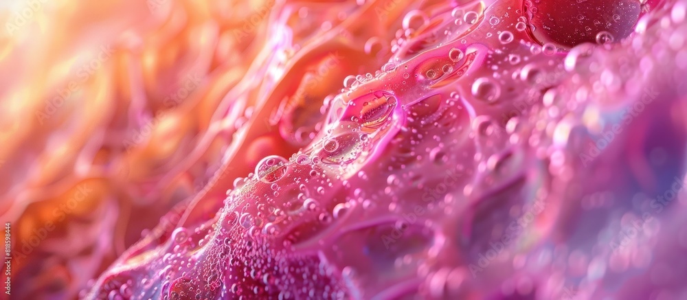 Vivid D Render of Human Skin Revealing Intricate Sweat Glands at x Zoom ...