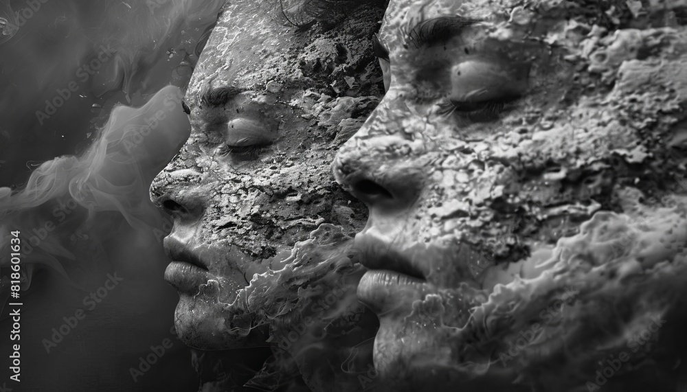 Create ambiguous images that can be interpreted in multiple ways ...